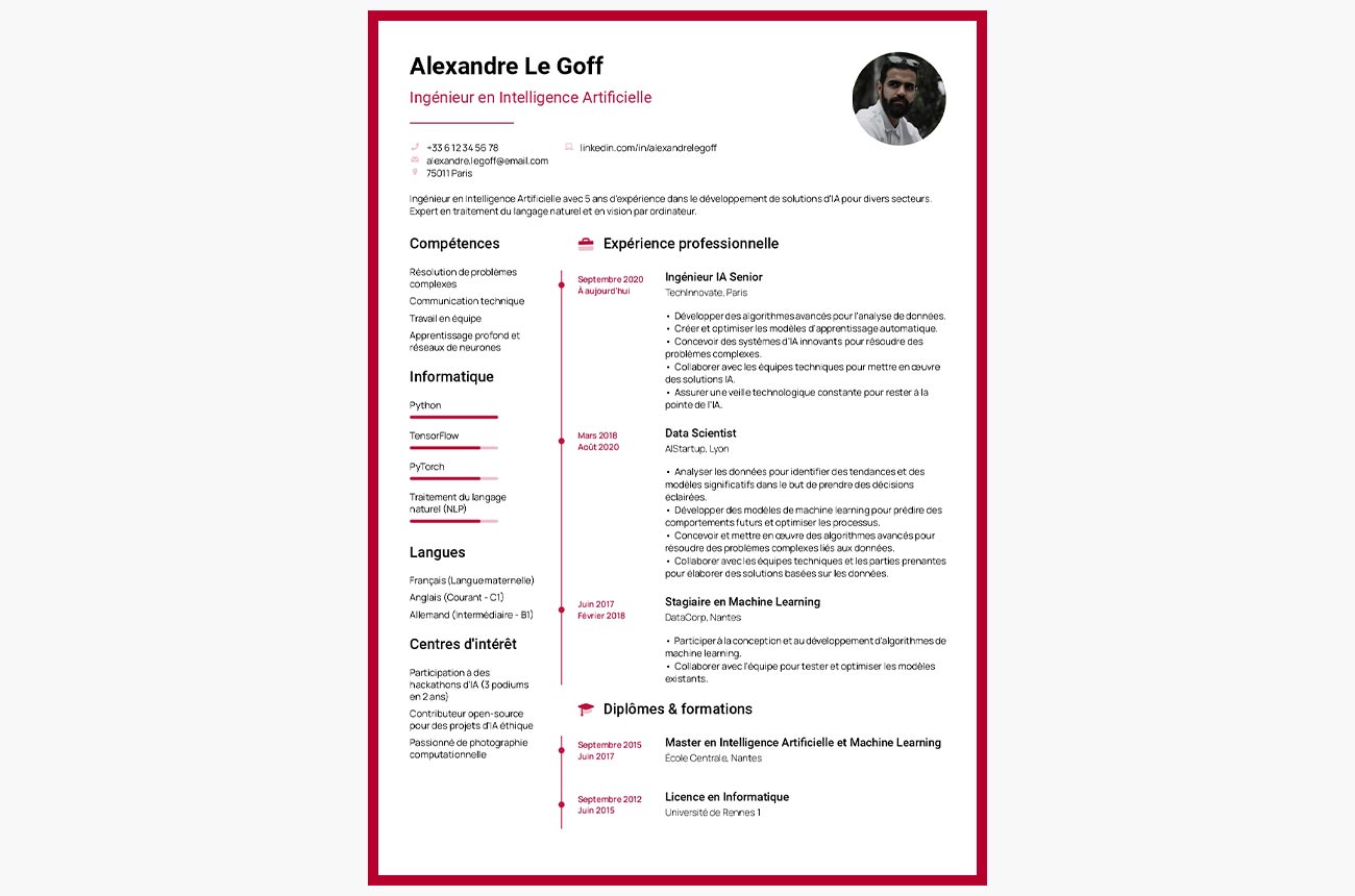 Comment créer un CV avec l’IA tout en restant authentique